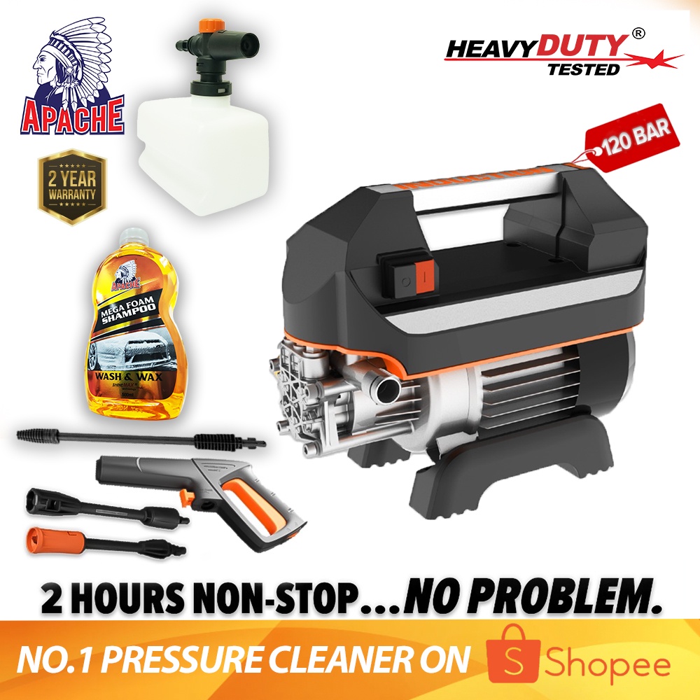 APACHE TurboSpray® HI4412 110 BAR High Pressure Cleaner Brushless ...