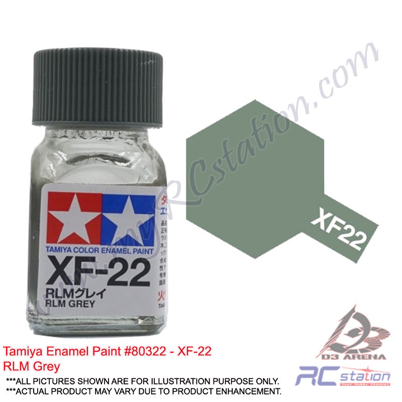 Tamiya Enamel XF-22 RLM Grey Paint (Flat) | Shopee Malaysia