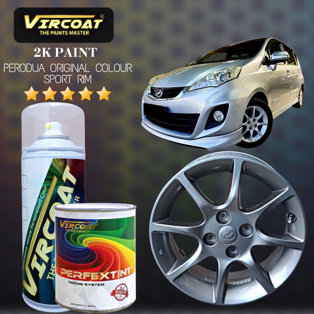 [ Perodua Sport Rim Original Silver V11 ] Cat Silver 2K Automotive ...