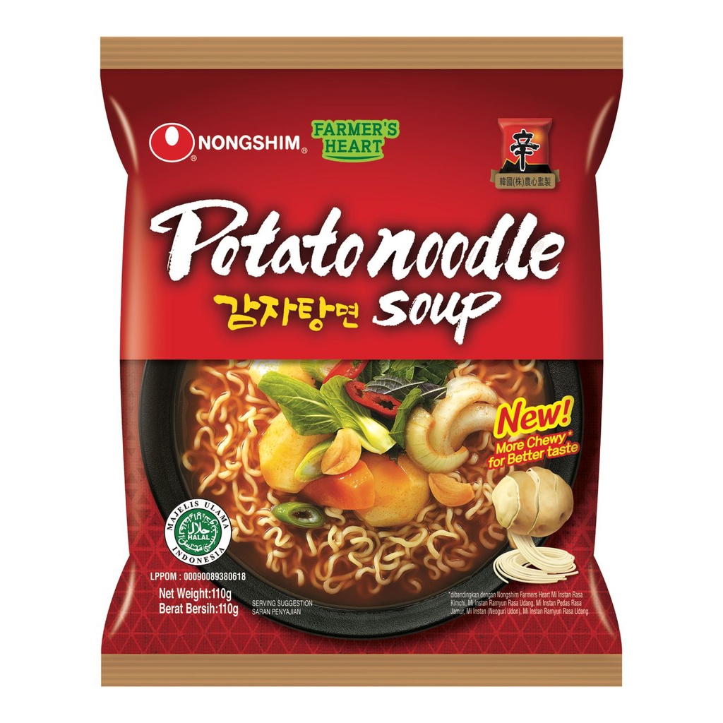 Nongshim Shin Ramyun Potato Noodle 1 Pack 110g [Halal] | Shopee Malaysia
