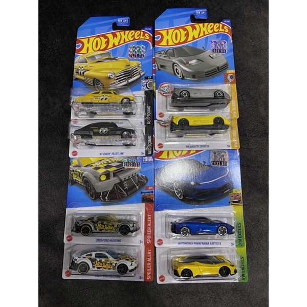 Hot wheels Ford Mustang Pininfarina Battista Bugatti Chevy mooneyes ...