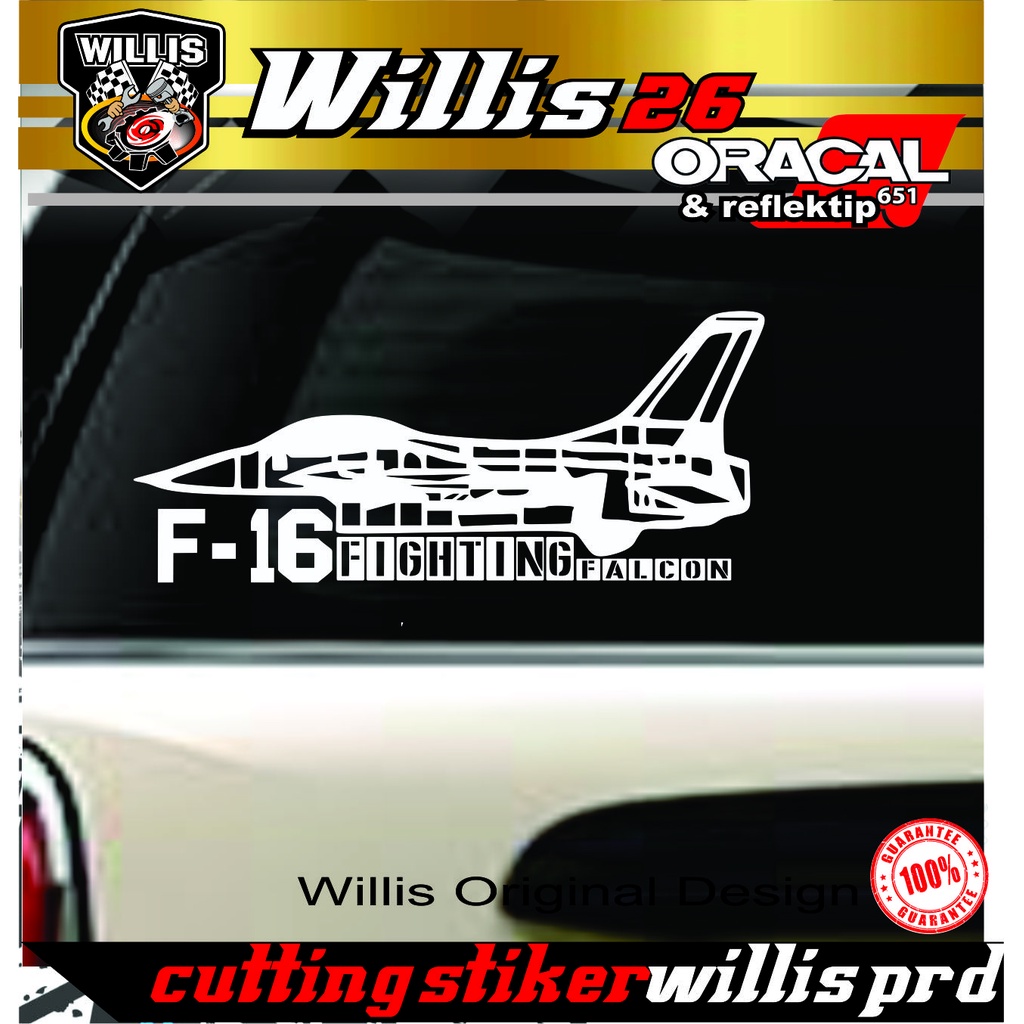 Sukhoi sticker sukhoi F16 Cutting Fighter sticker | Shopee Malaysia