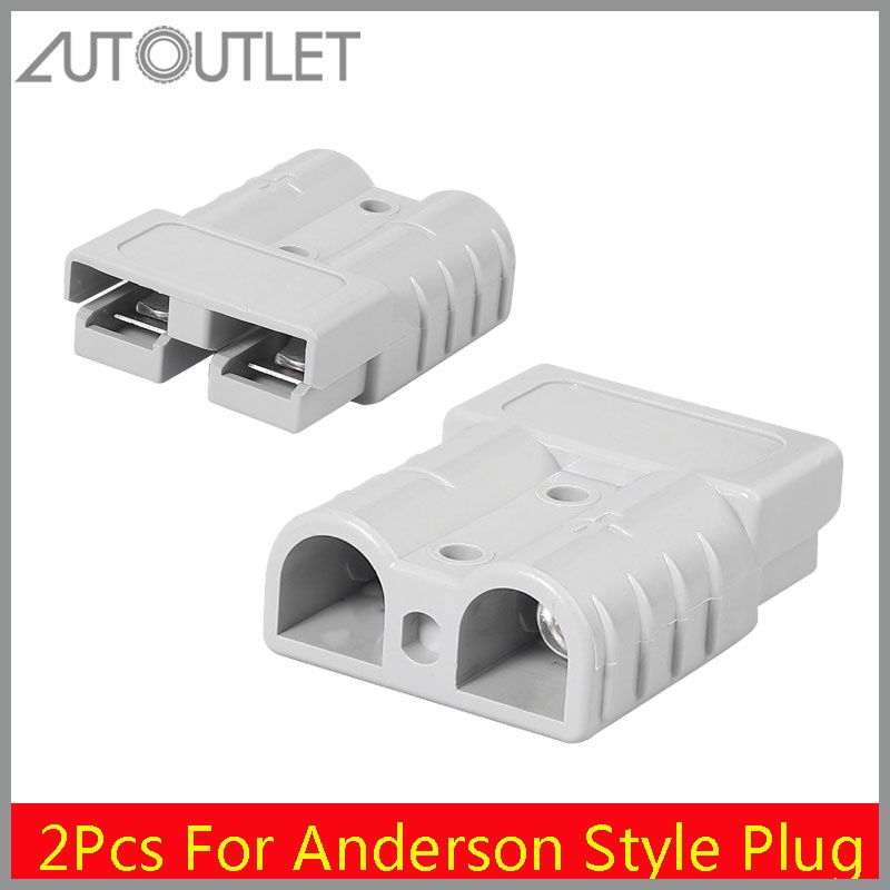 2Pcs For Anderson Style Plug Connectors 175A 600V 1/0 AWG AC/DC Power ...