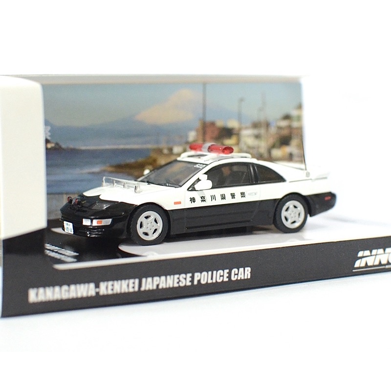 (NOT SEALED FOC PROTECTOR) INNO MODELS INNO64 1/64 NISSAN FAIRLADY Z Z32 JAPANESE POLICE CAR ...