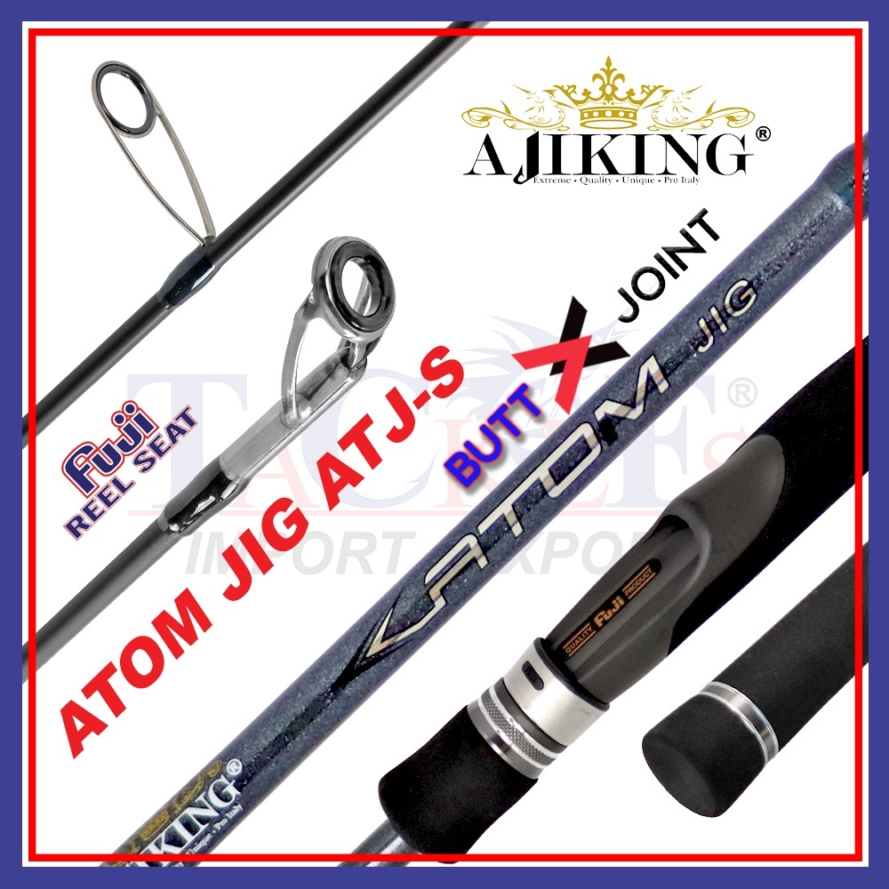 6ft Ajiking Atom Jig Jigging Spinning Rod Butt Joint Rod Fishing Rod ...