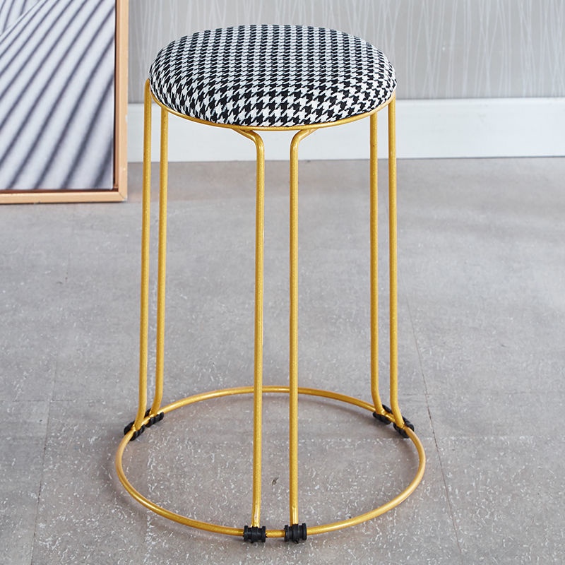 Luxury Round Stool/Luxury Dressing Chair/Makeup Chair( Fully Metal ...