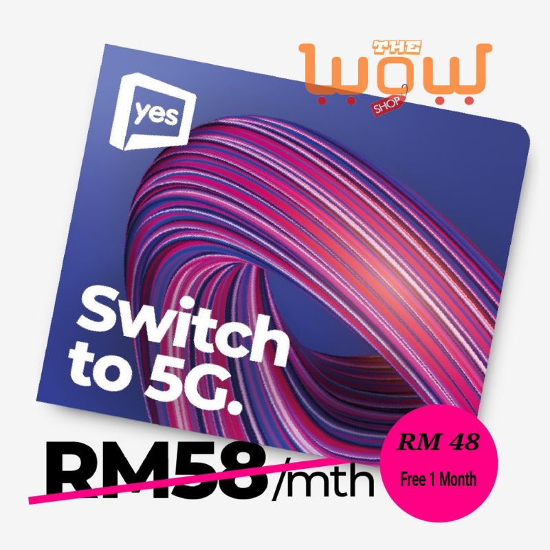 YES Switch To 5G (Postpaid) | Shopee Malaysia
