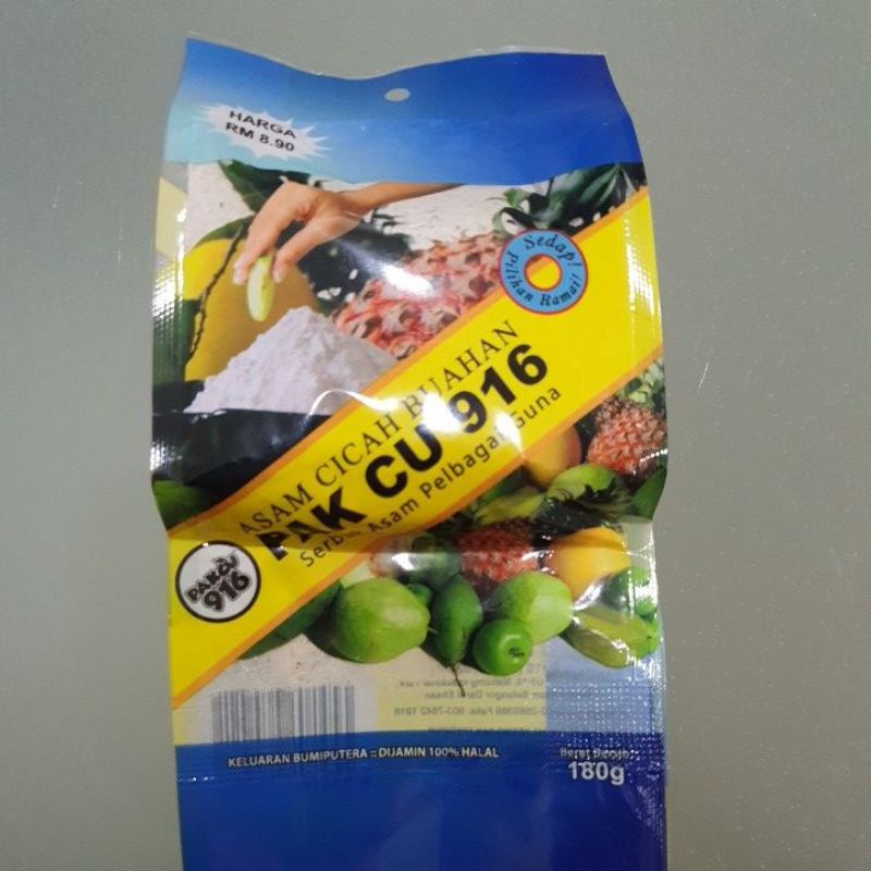 Serbuk Asam Pak Cu 916 180gm (ORI) | Shopee Malaysia