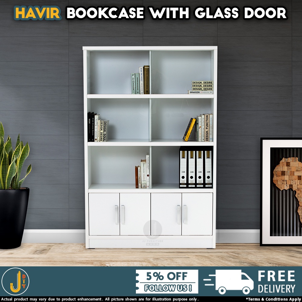 [JJ Furniture DIY] Havir Bookcase Bookshelf File Cabinet Storage Shelf ...
