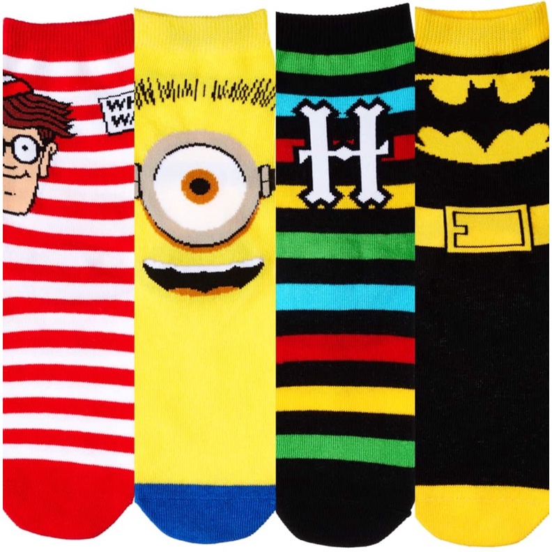 Smiggle Sock Spiderman/MixkeyMouse/HarryPorter | Shopee Malaysia