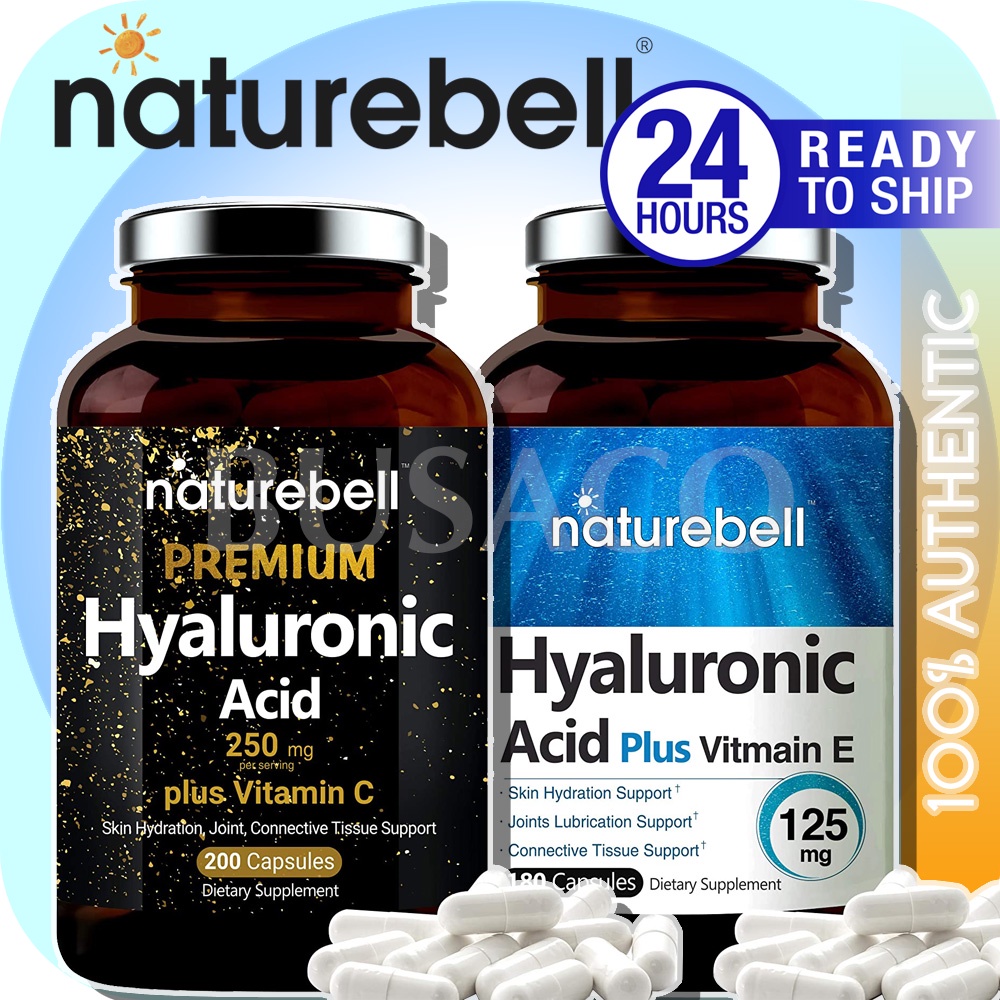 🔥In Stock🔥 Naturebell Hyaluronic Acid + Vitamin E / C Capsules ...