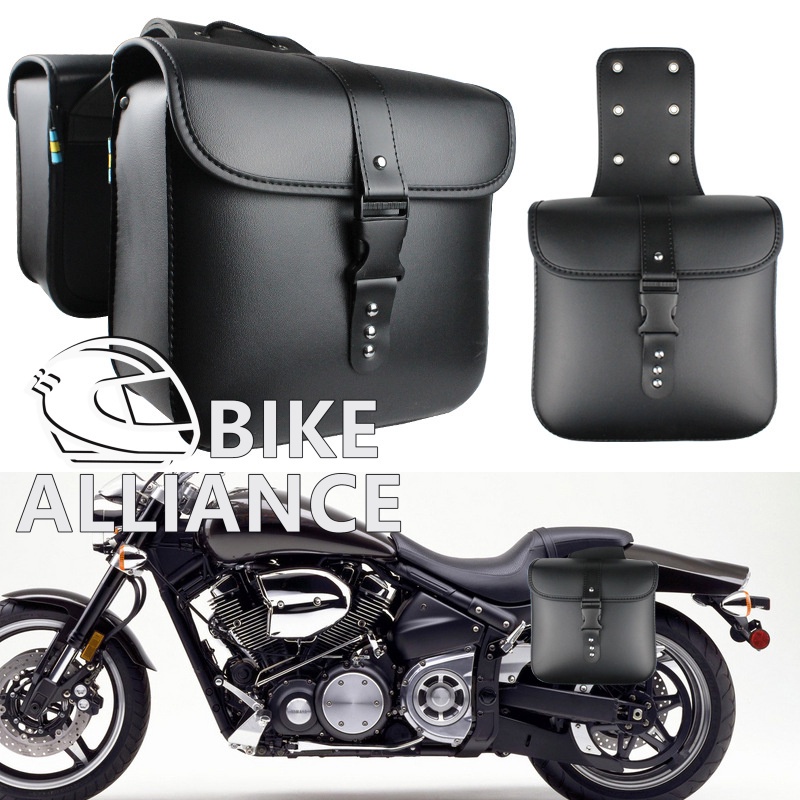 READY STOCK MOTORCYCLE DUAL SIDE STORAGE BAG SIDE BAG STORAGE BAG CAFE ...