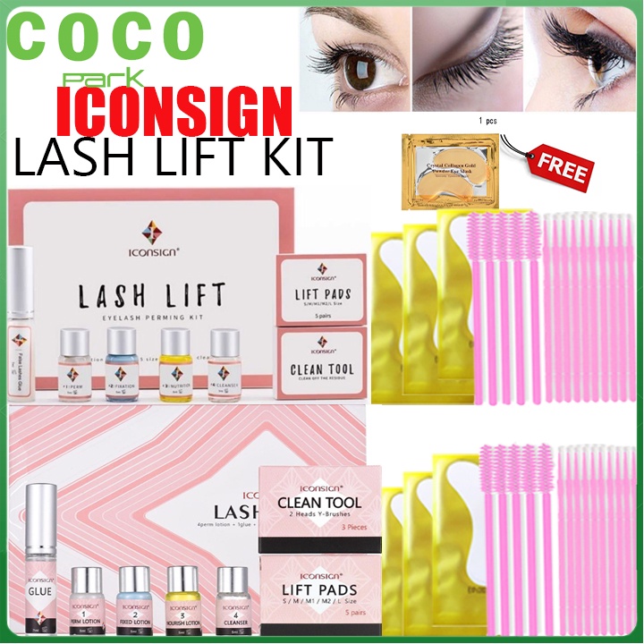 💕Gift Eye Mask💕Lash Lift Kit Makeup Bemine Eyelash Perming Kit ICONSIGN ...