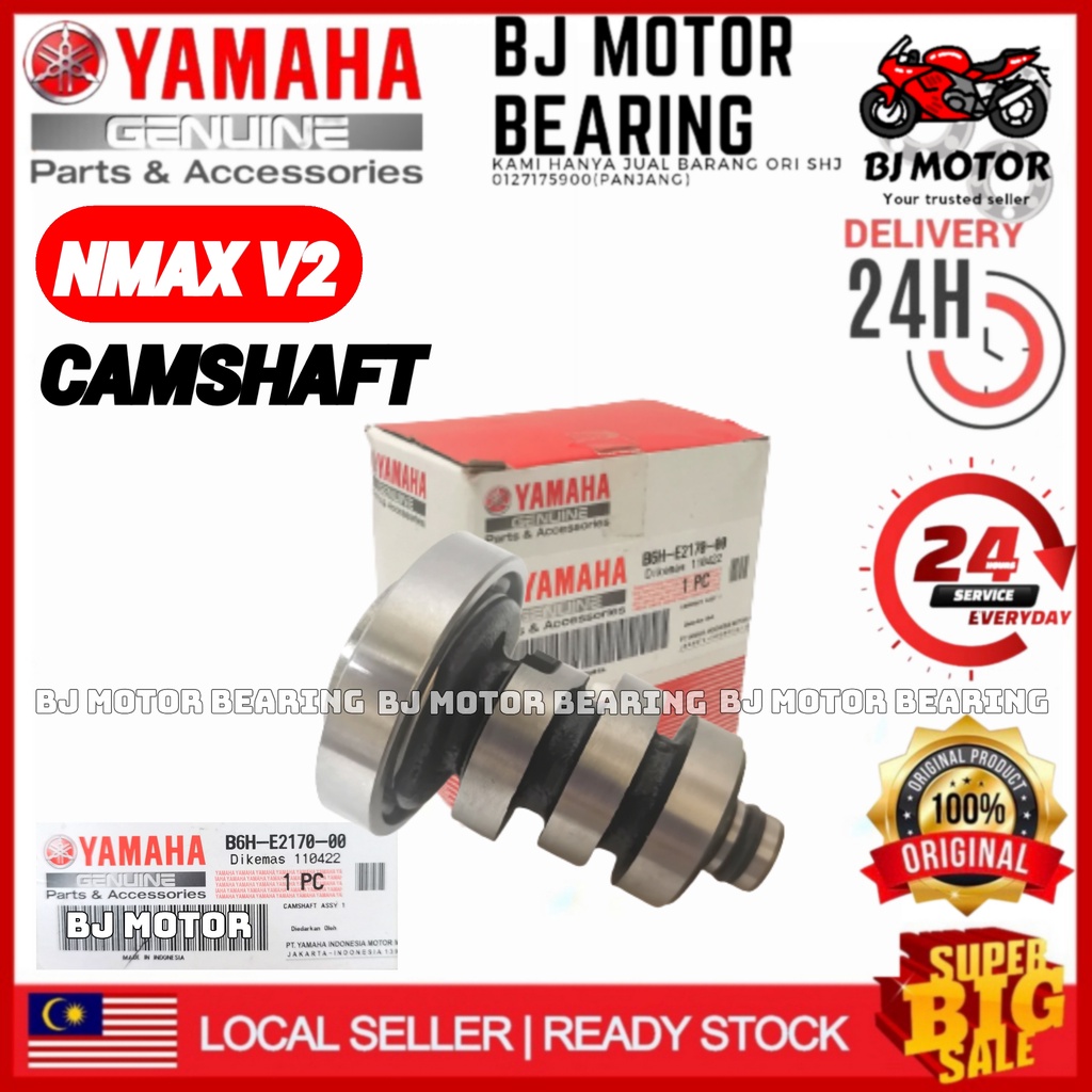 NMAX V2 CAMSHAFT NMAX NEW CAMSHAFT ASSY 100% ORIGINAL YAMAHA - B6H-E3170-00 | Shopee Malaysia
