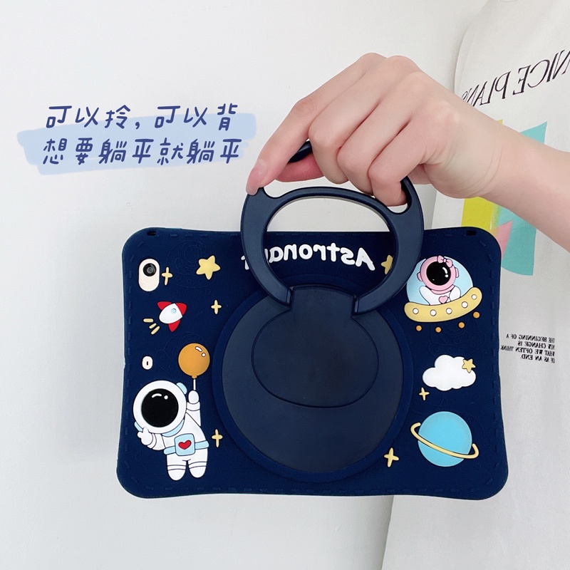 Cartoon nasa Astronaut universe Cat Tablet Case Cover For Samsung ...