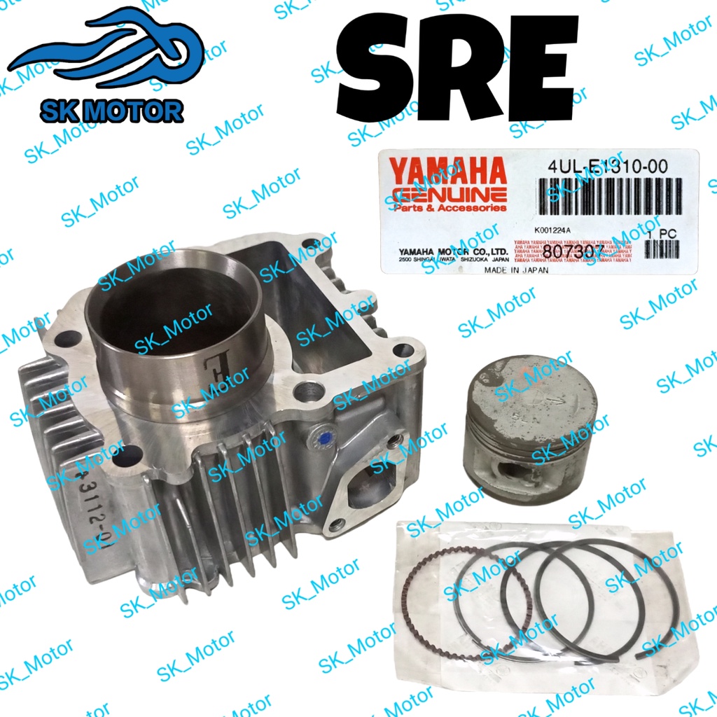 Yamaha SRE SRX SRV SRL105 CYLINDER BLOCK KIT + PISTON & RING (YAMAHA100 ...