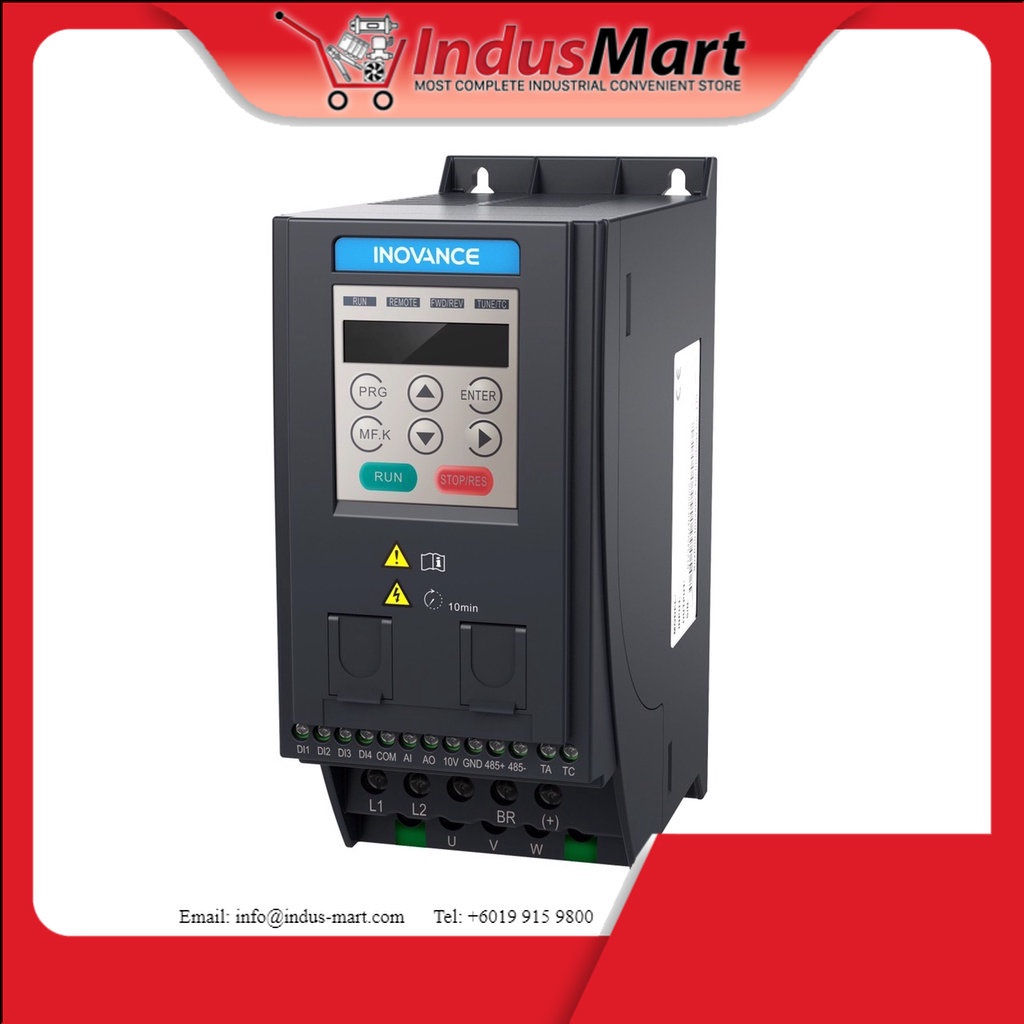 INOVANCE MD200T1.5B-INT Inverter, 3 Phase, 380v, 1.5kW, 4.8A, With Braking Unit | Shopee Malaysia