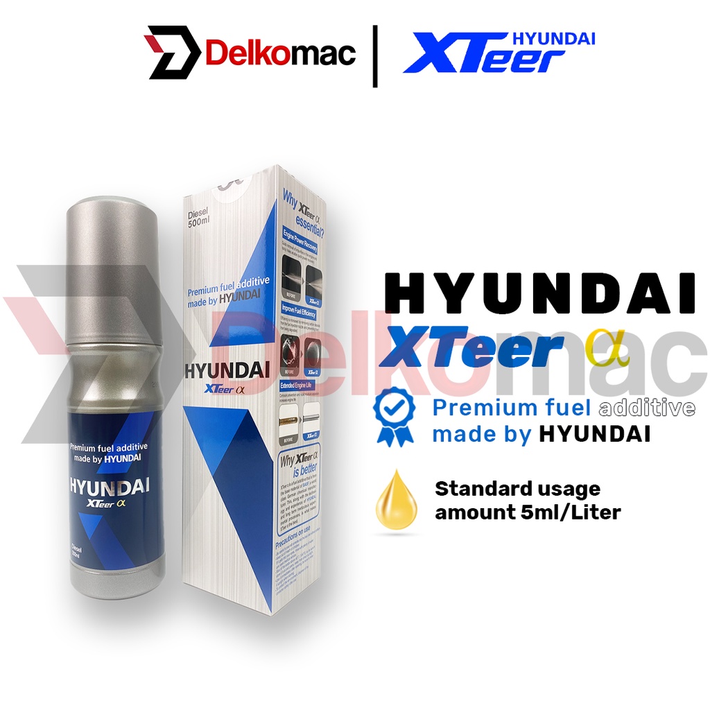 HYUNDAI XTEER Alpha - Fuel Additive [Diesel Vehicle] (500ml) / Injector ...