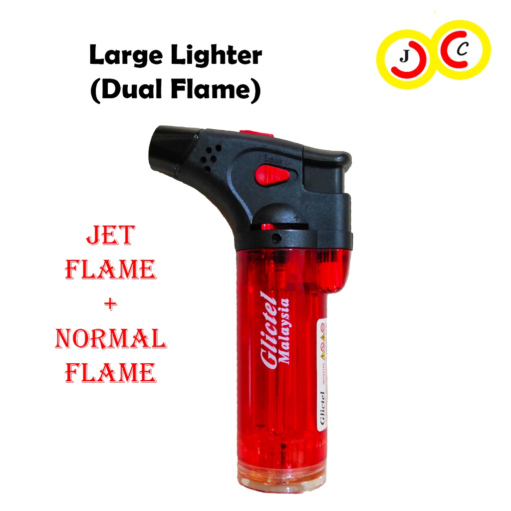 GLICTEL Wind-Proof Strong Jet Flame Lighter Torch Lighter Refillable ...