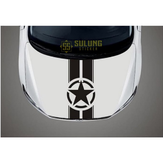 MESIN 1523 Car Engine Hood Stickers Cutting Stickers Variations ...
