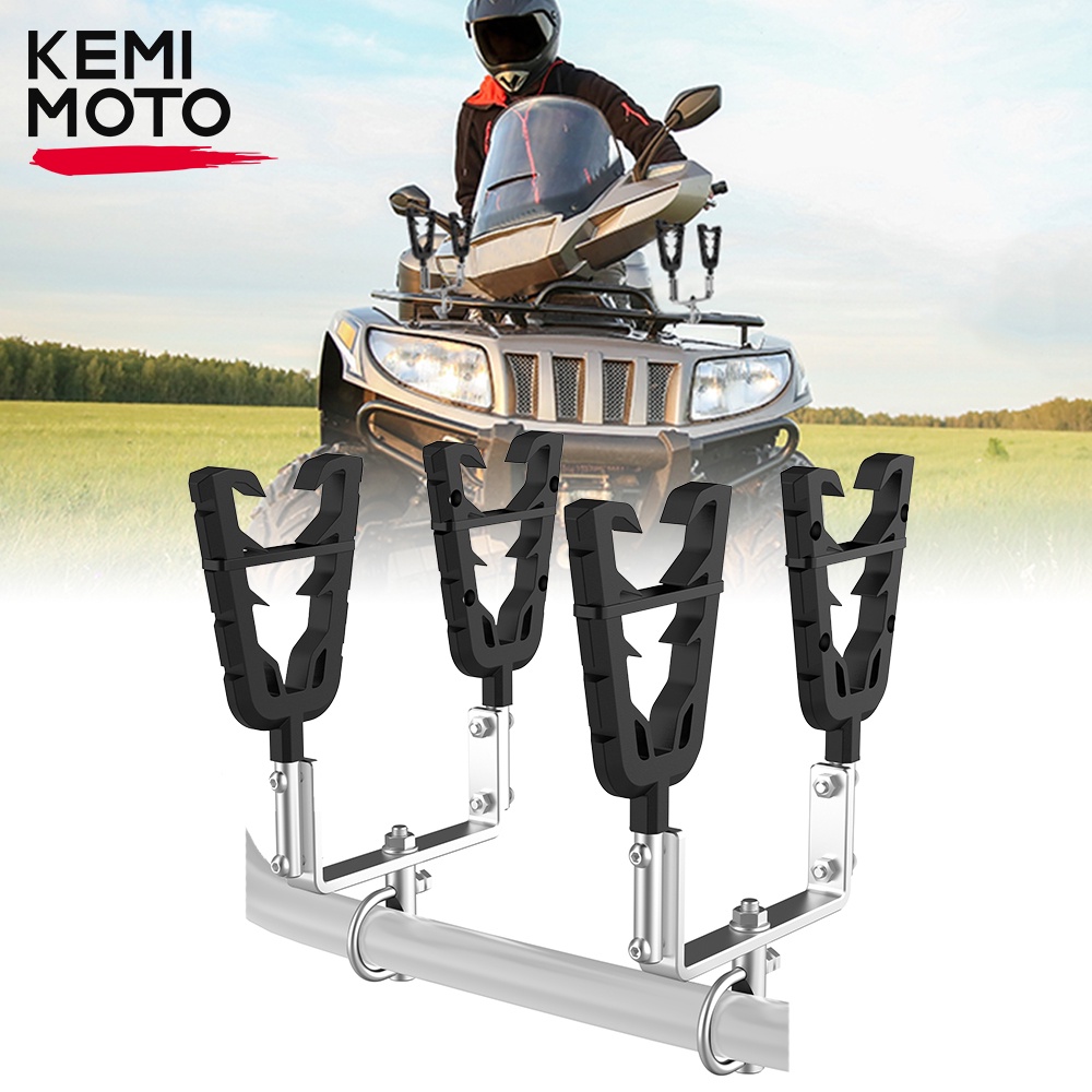 ATV UTV Bow Rack Holder Quad Bike Motorbike Shooting Double V-Grip ...