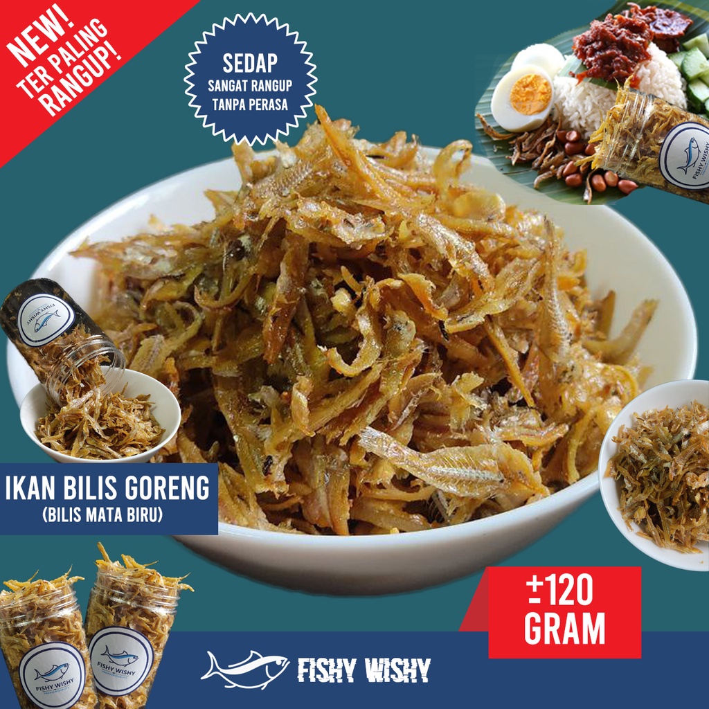 Fishy Wishy Ikan Bilis Goreng Rangup Halal / Crispy Fried Anchovies ...