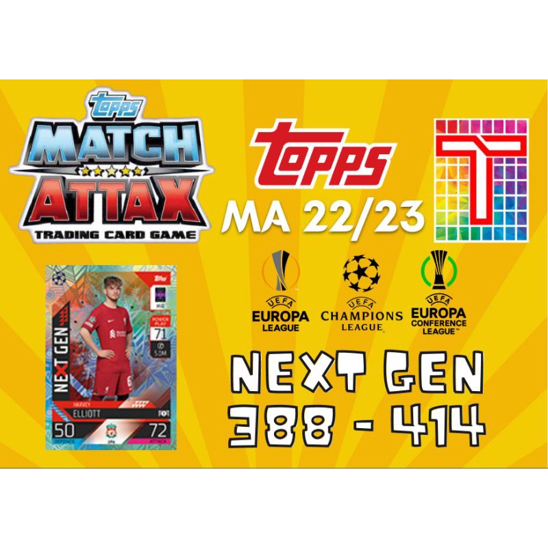 Topps Match Attax 22/23 Next Gen Cards | Shopee Malaysia