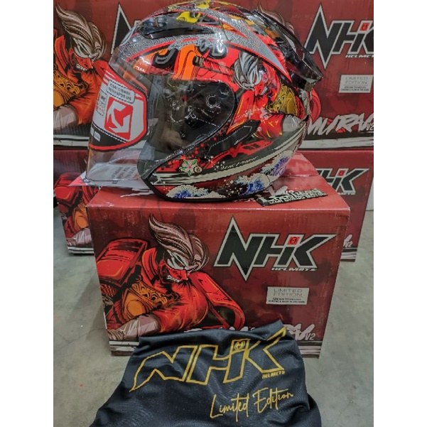 HELMAT NHK R1 SAMURAI V2.0 2020 (LIMITED EDITION) 💯 %ORIGINAL | Shopee ...