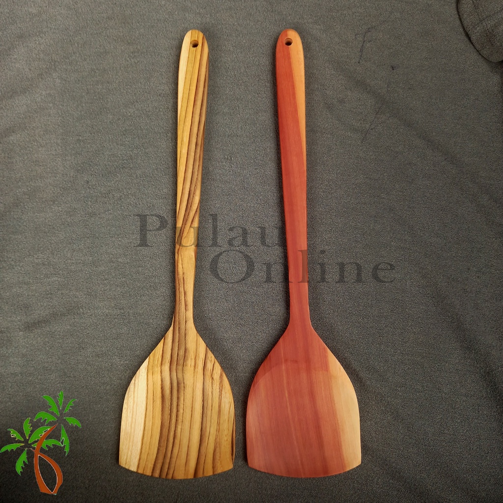 Jumbo Wooden Sodet 40cm - Wood Turner Wooden Spatula Sutil | Shopee ...