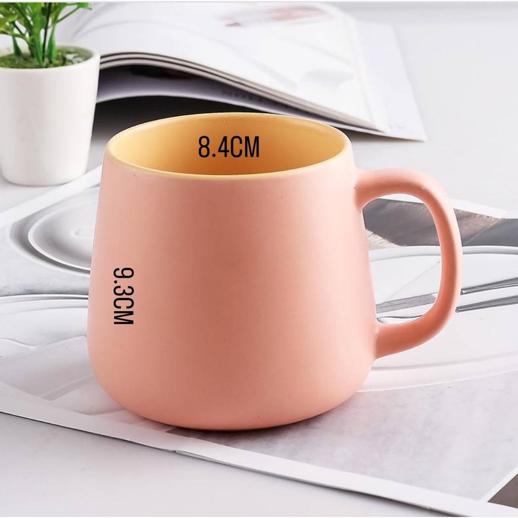 Nordic Matte Ceramic Big Mug /Ceramic Cup/Coffee Mug/Mug Set Gift/Couple Mug/Mug With Lid/马克杯 ...