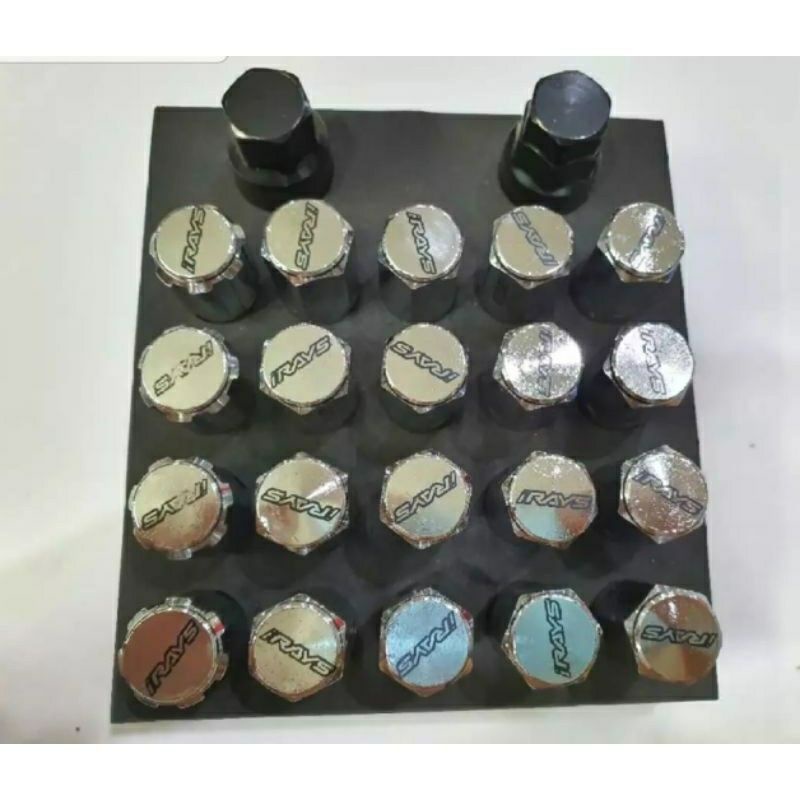 RAYS Racing Nut & Lock (Tayar Nut Panjang) Wheel Nut Sport Rim (Nut ...