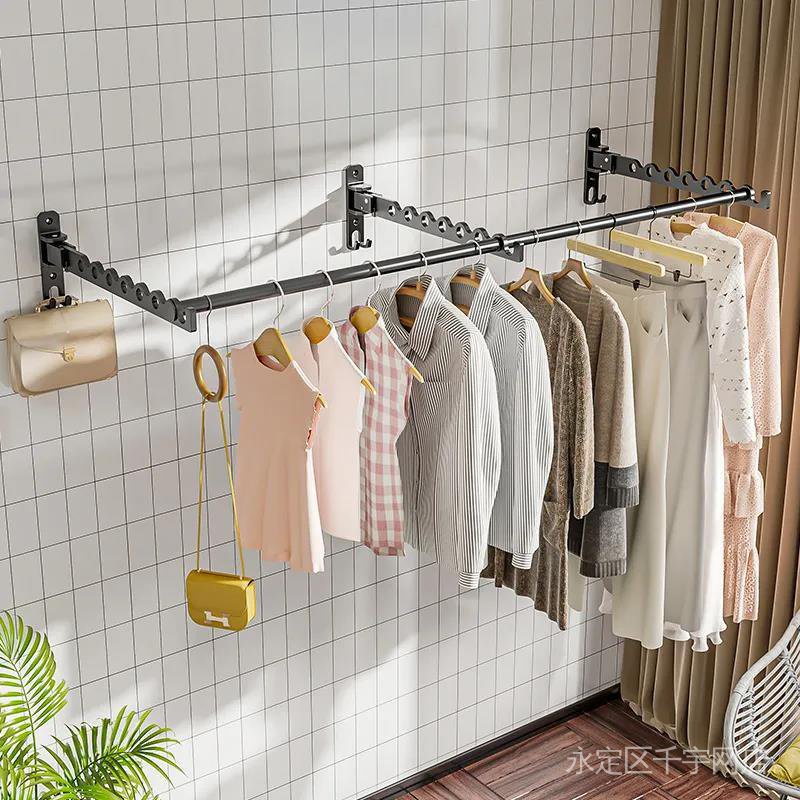 Upgraded Small Balcony Drying Rack Bathroom Bathroom Window Wall ... Upgraded Small Balcony Drying Rack Bathroom Bathroom Window Wall ...