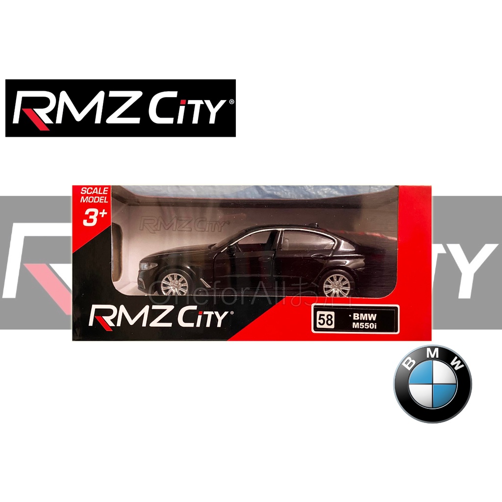 RMZ City BMW M550i Black 1/32 1/34 1/36 Diecast Car Model Collection Decoration Boy Gift Kereta ...