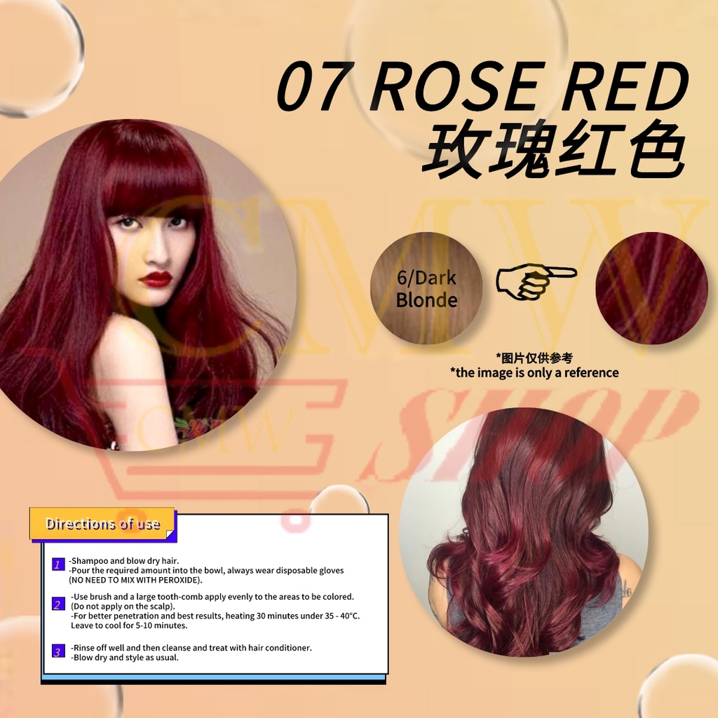 5D Korea 6D Highlight Colour Hair Color Cream Color Wax | Shopee Malaysia