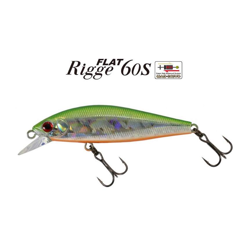 Zipbaits Rigge Flat Heavy 60S Sinking Stream Fishing Lure Sebarau ...