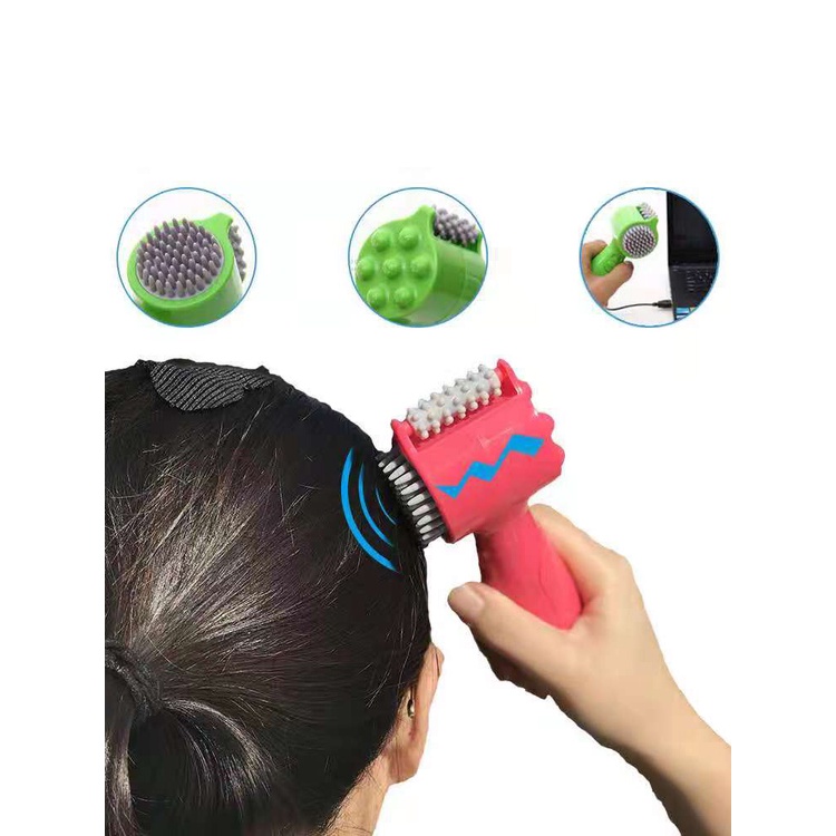 Health Care Multifunctional Massage Roller Head Body Massager Electric ...