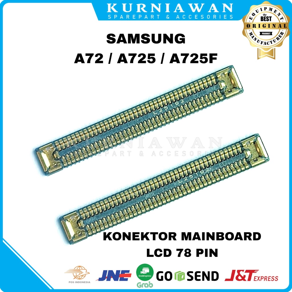 Samsung A72 A725 A725f Mainboard Connector 78pin Lcd FPC Main Board ...
