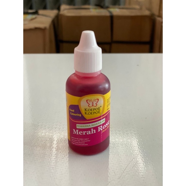MERAH Rose red coloring / food coloring / birthday egg coloring / red ...