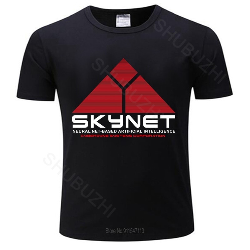 Blank T-Shirt Skynet Zwarte Logo Cyberdine Sarah Terminator System Den ...