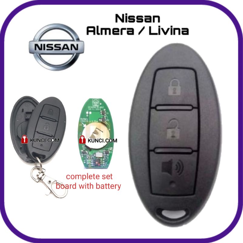 Original remote control Nissan Livina Almera Xtrail | Shopee Malaysia