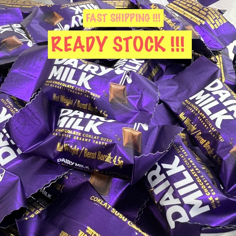 CHOCOLATE CADBURY DAIRY MILK CHOCOLATE MINI BITES BAR 4.5G COKLAT ...