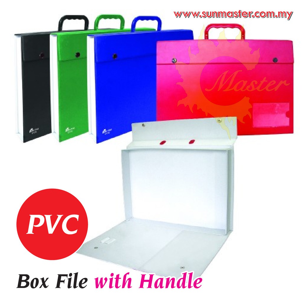PVC Box File with Handle | Shopee Malaysia