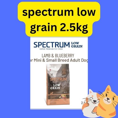 spectrum low grain adult mini & small breed lamb & blueberry 2.5kg ...