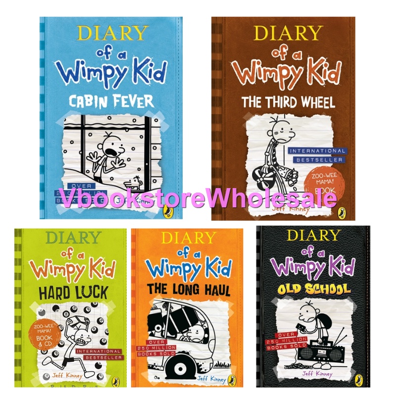 DIARY OF A WIMPY KID STORYBOOK SERIES (6,7,8,9,10) @JEFF KINNEY ...