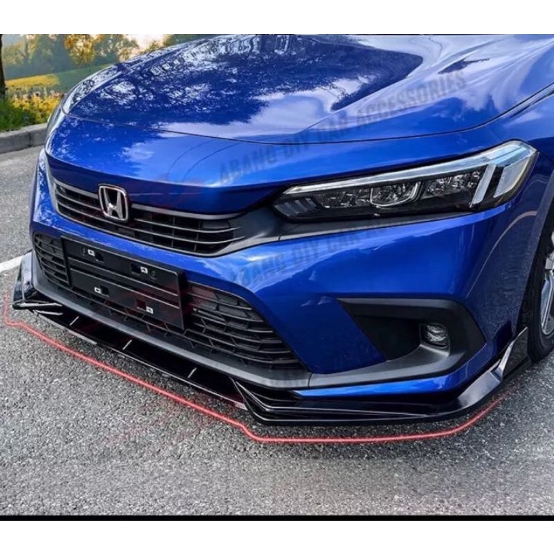 Honda Civic FE 2022 Front Lips Front Diffuser Civic FE Bodykit(glossy ...