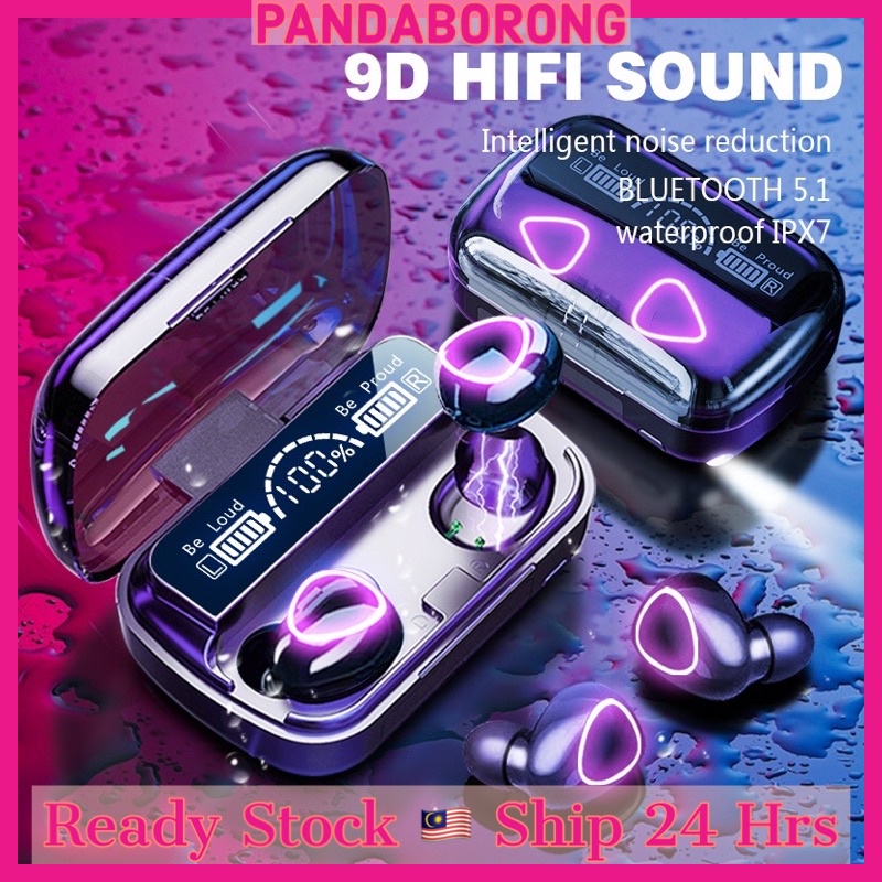 2022 TWS 5.1 Bluetooth earphone M10 Bluetooth in-ear 9D mini touch sports wireless earbuds Bass ...