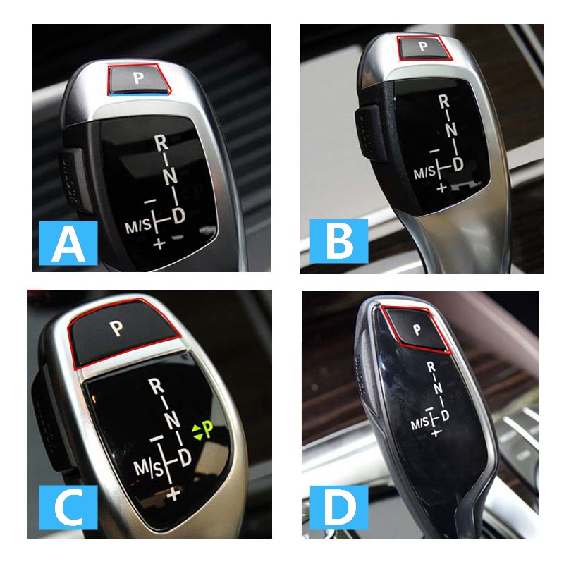 Car Gear Shift Lever Auto Parking P Button Cap Cover Replacement For ...