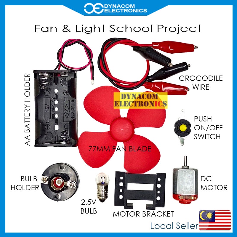 Fan Motor Light Bulb School RBT DIY Project [Projek Kipas & Mentol RBT ... Fan Motor Light Bulb School RBT DIY Project [Projek Kipas & Mentol RBT ...