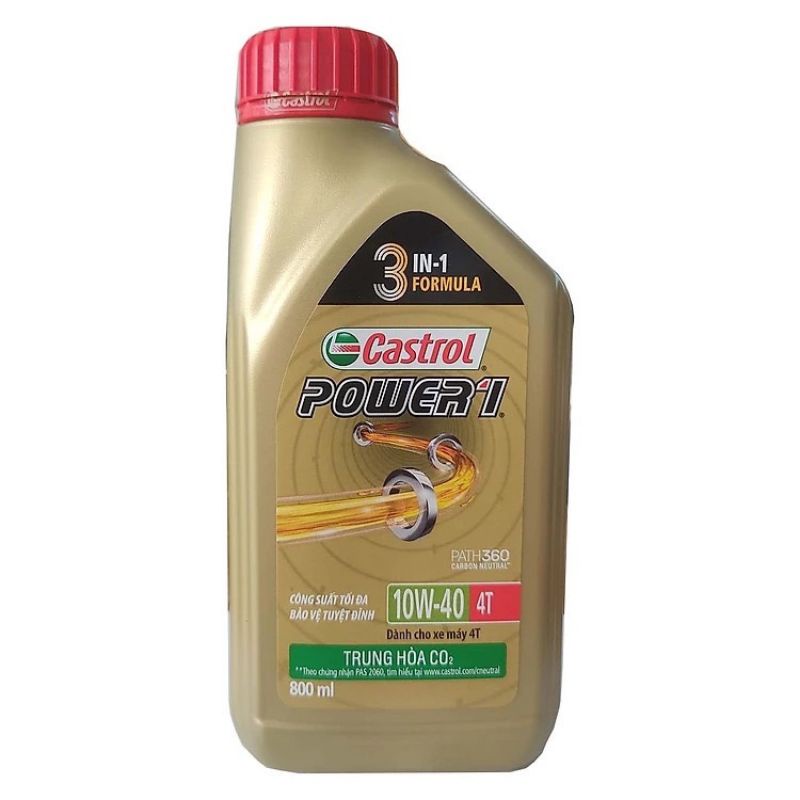 Castrol Power 1 4T 10w40 800ML SN MA2 (POWER1 0.8L).. | Shopee Malaysia