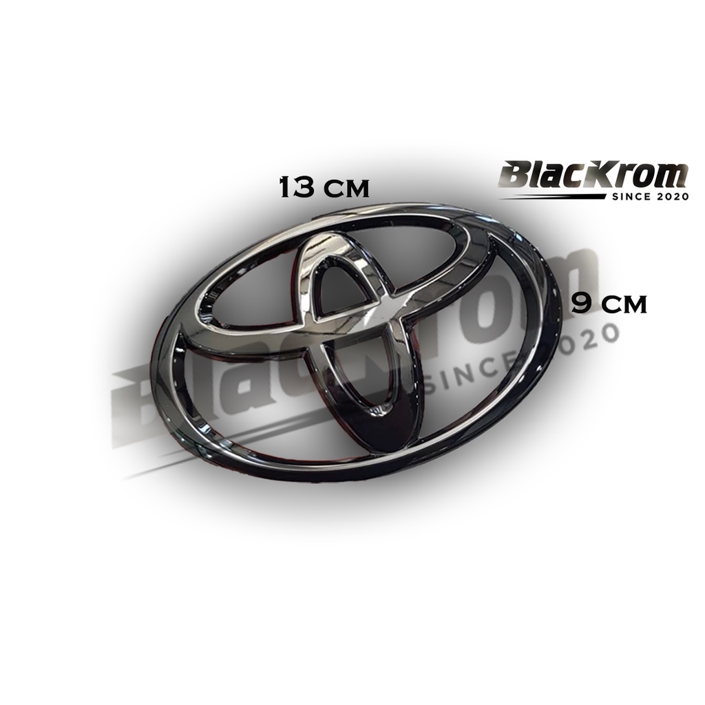 Rear Black Chrome Emblem Logo for Toyota Avanza 2022 - 2023 | Shopee ...